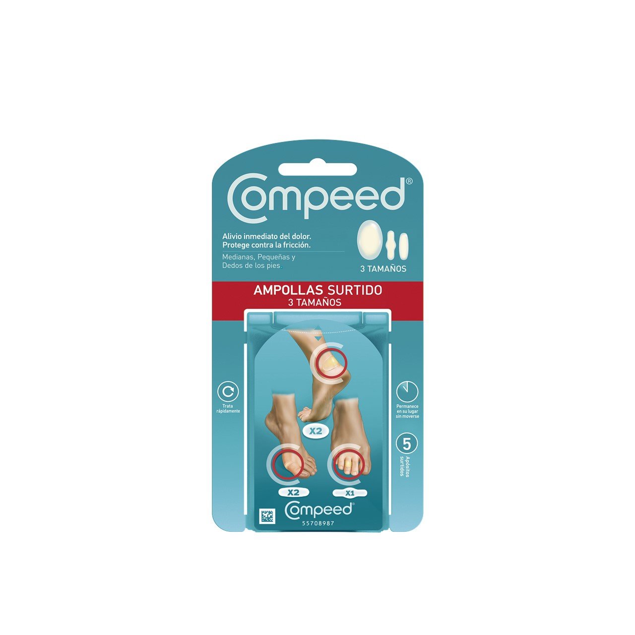 Buy Compeed Blister Different Shapes x5 · Saudi Arabia (Arabic)