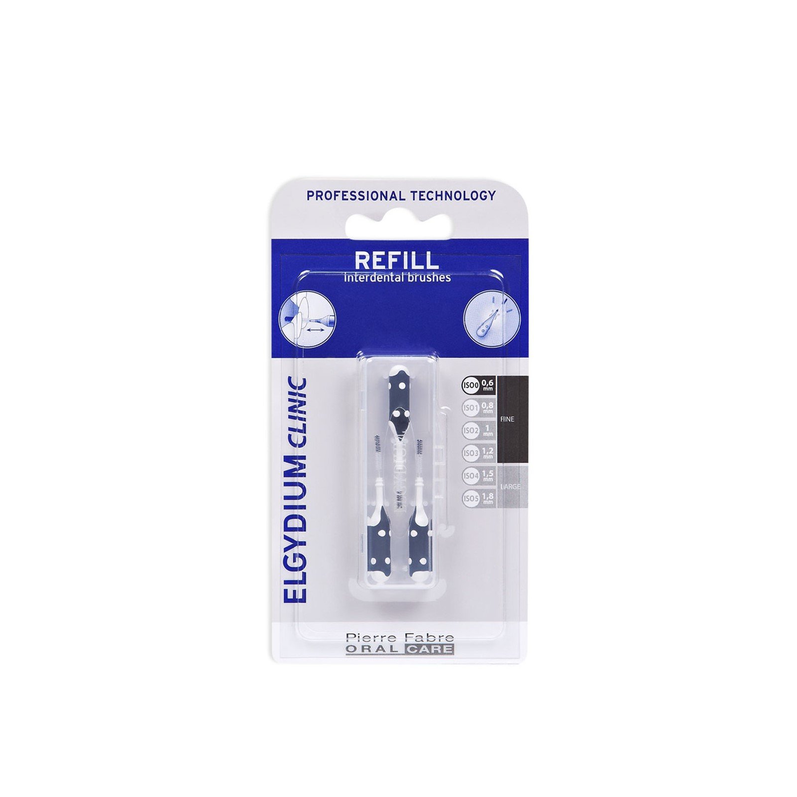 Købe Elgydium Clinic Trio Compact Interdental Brushes ISO 0 Refill x3 ...