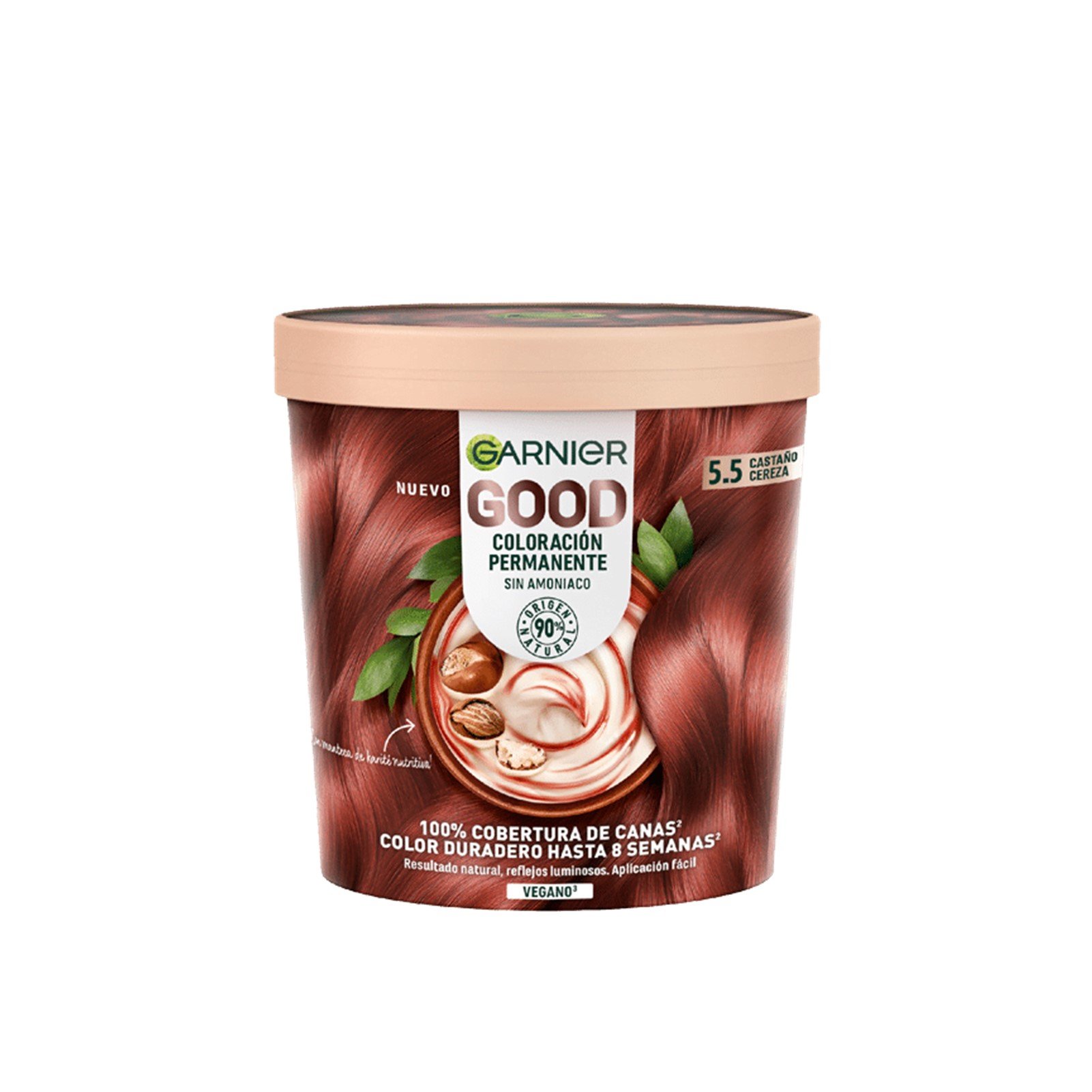 Buy Garnier Good Permanent Hair Dye 5.5 Auburn Hibiscus Brown · Saudi ...