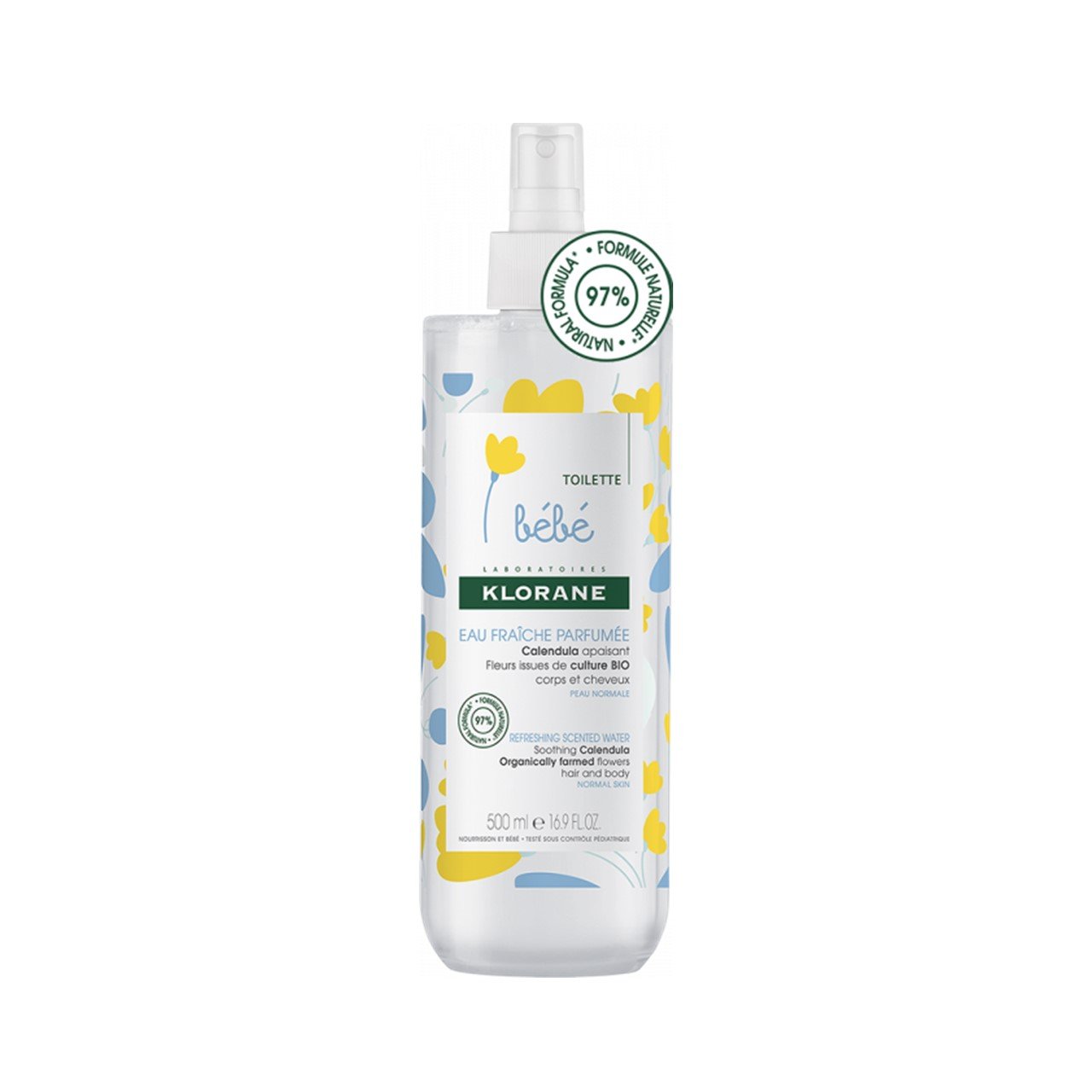 Klorane Baby Refreshing Scented Water 500ml