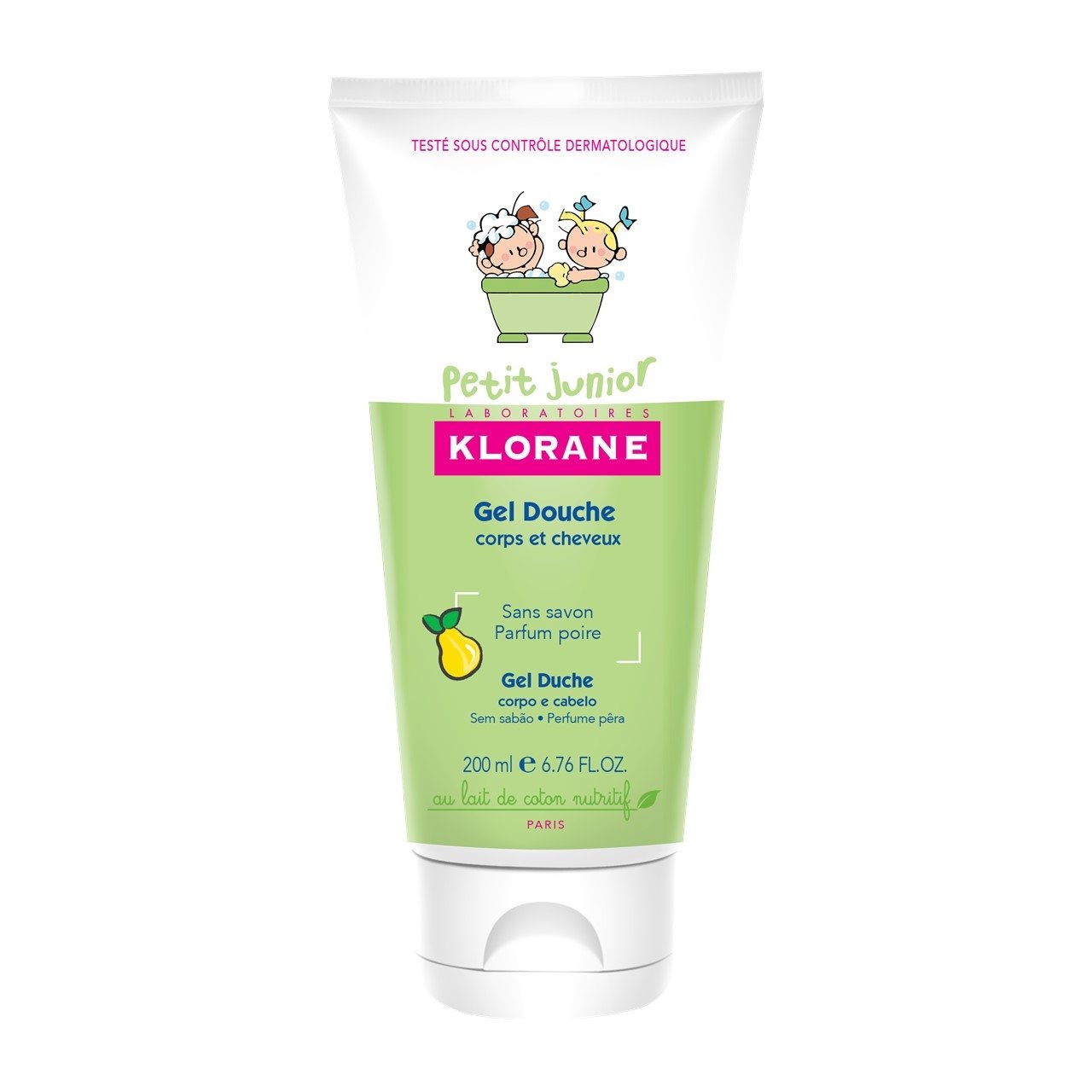 Buy Klorane Junior Shower Gel Hair and Body Pear 200ml · USA