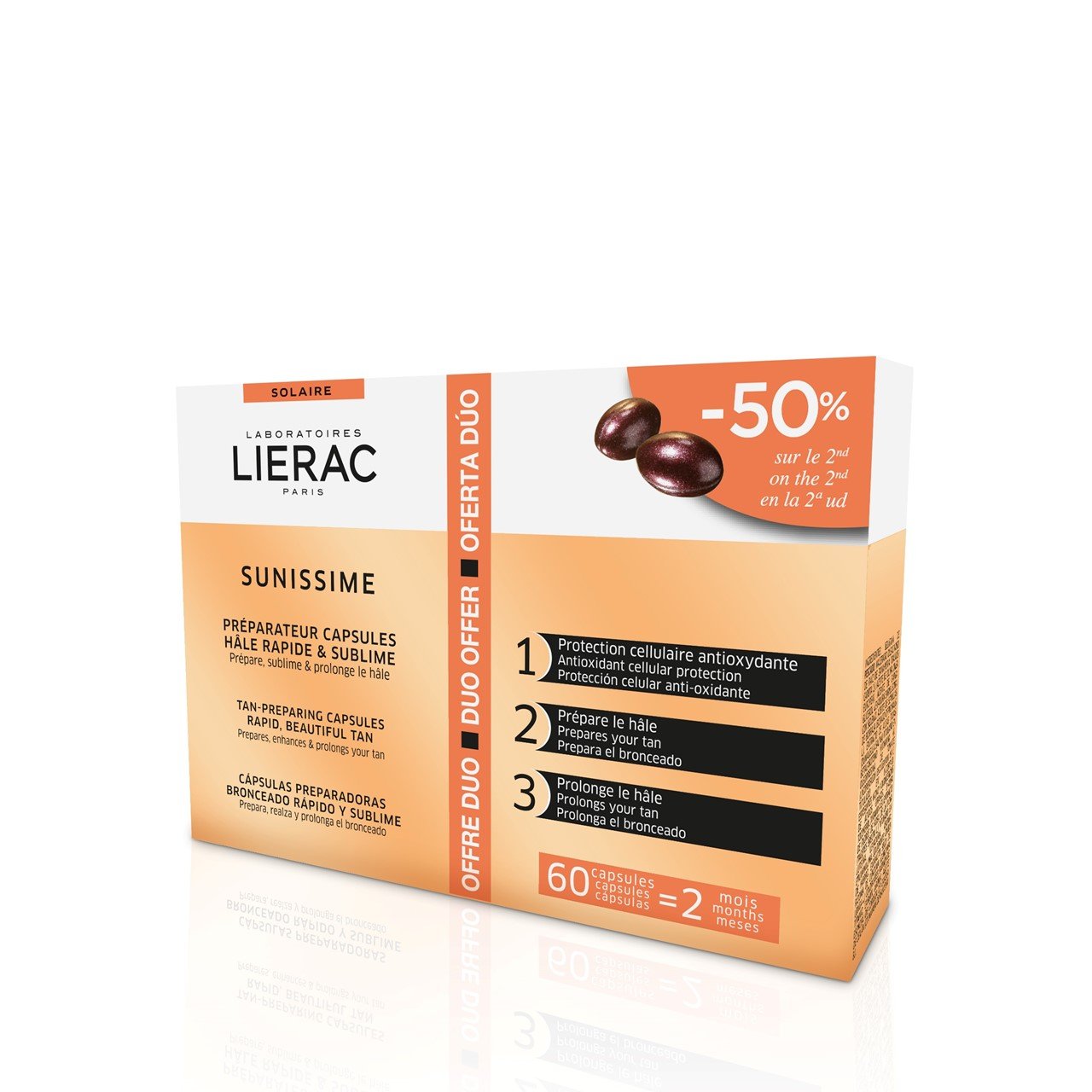 Buy PROMOTIONAL PACK:Lierac Sunissime Tanning Capsules Food Supplement ...