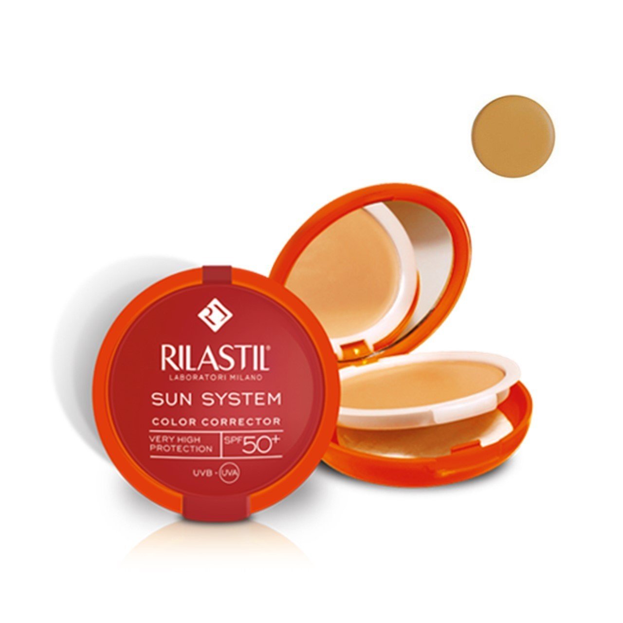Buy Rilastil Sun System Uniforming Compact Cream SPF50+ 02 Dore 10g (0 ...