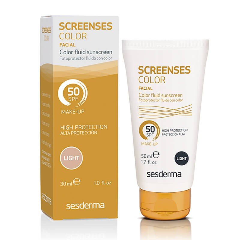 Buy Sesderma Screenses Color Fluid Sunscreen Light SPF50 50ml · World Wide