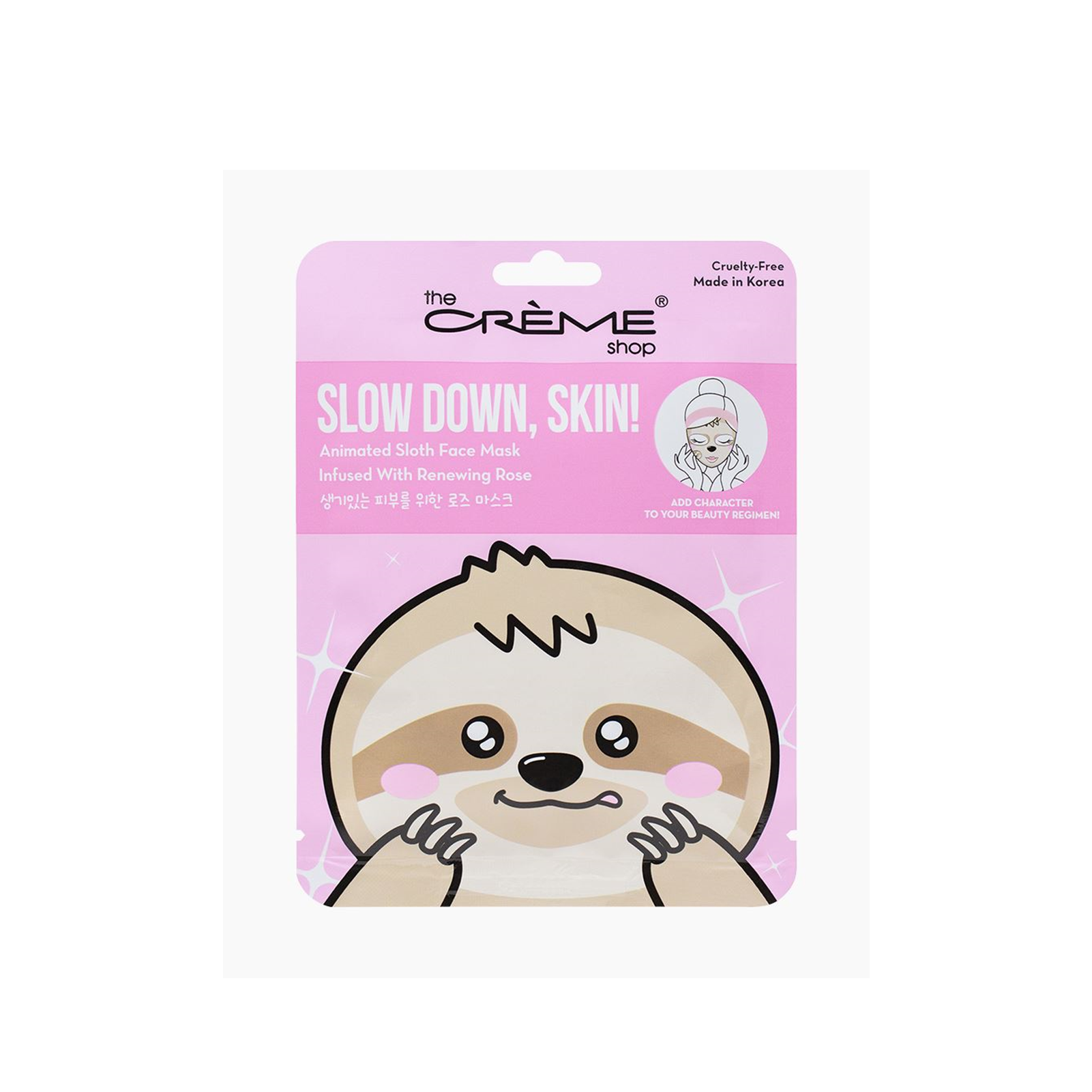 Buy The Crème Shop Slow Down, Skin! Animated Sloth Face Mask 25g (0.88 ...