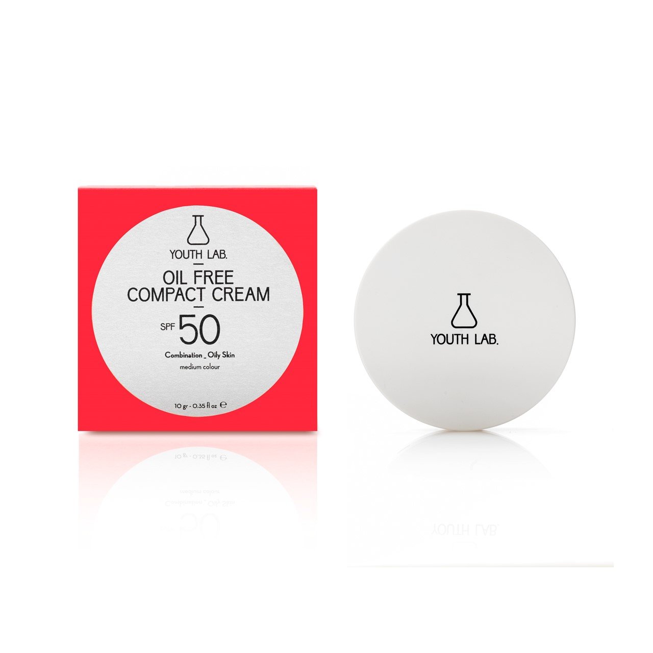 Kup YOUTH LAB Oil Free Compact Cream SPF50 Medium 10g · Polska