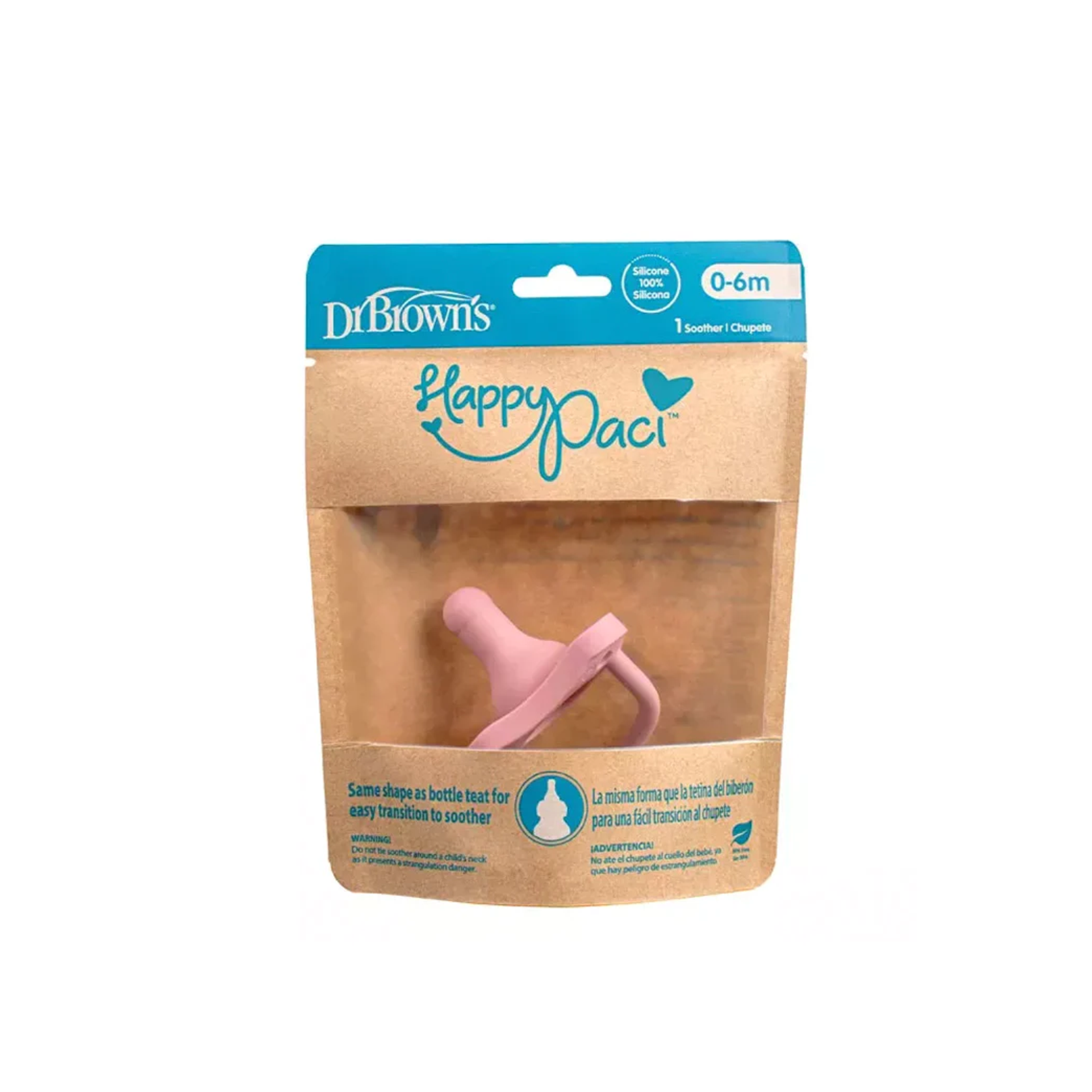 Dr. Brown’s HappyPaci Silicone Pacifier 0-6m