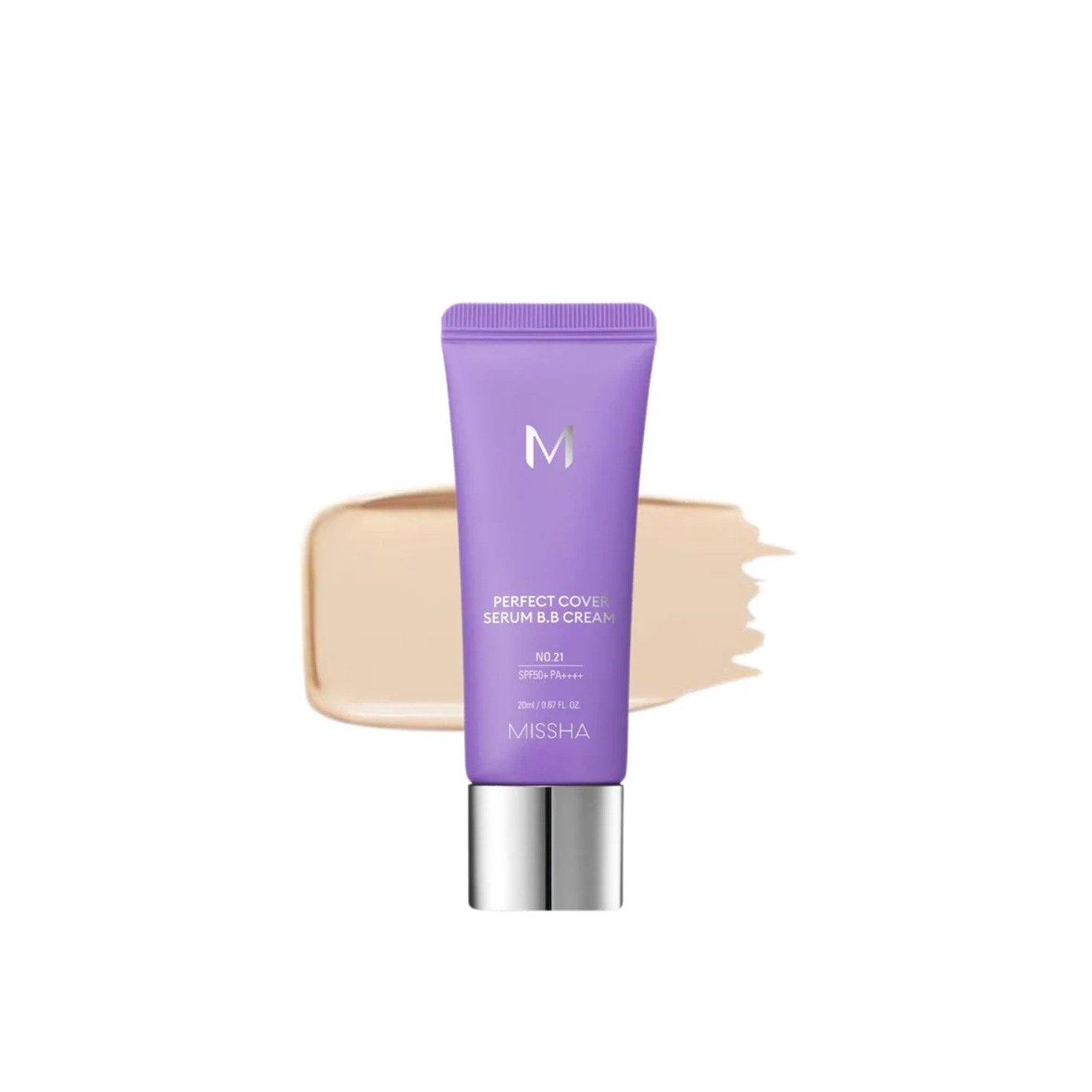 Missha M Perfect Cover Serum BB Cream SPF50+ 21 Light Beige 20ml price ...
