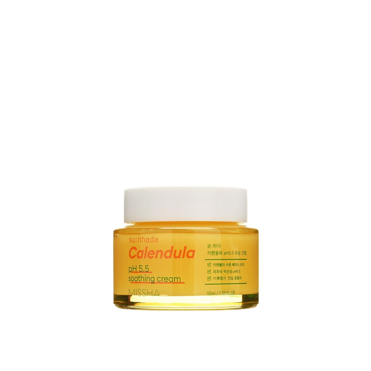 Buy Missha Su:nhada Calendula pH 5.5 Soothing Cream 50ml (1.69fl oz) · USA