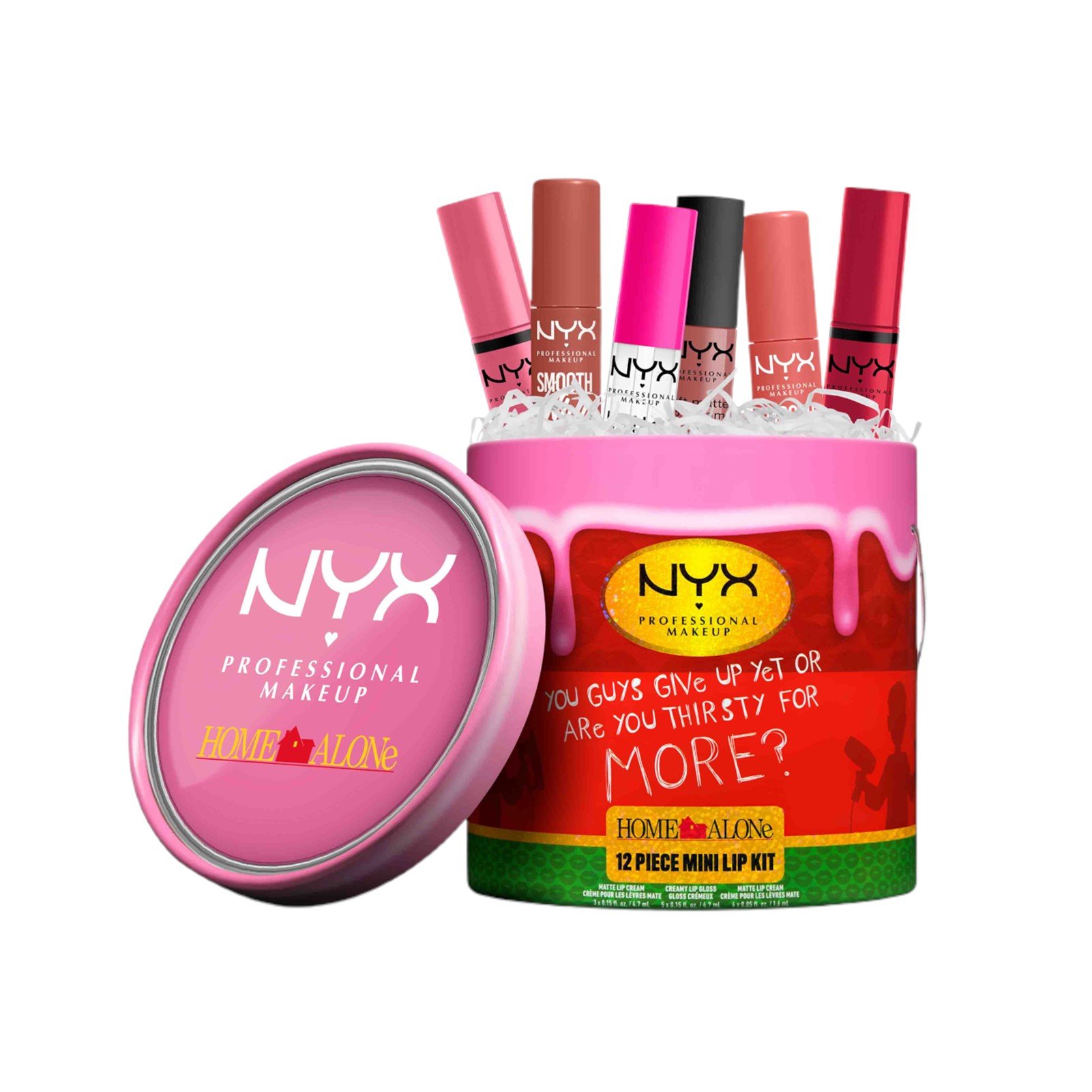 NYX Pro Makeup Home Alone 12 Piece Mini Lip Kit