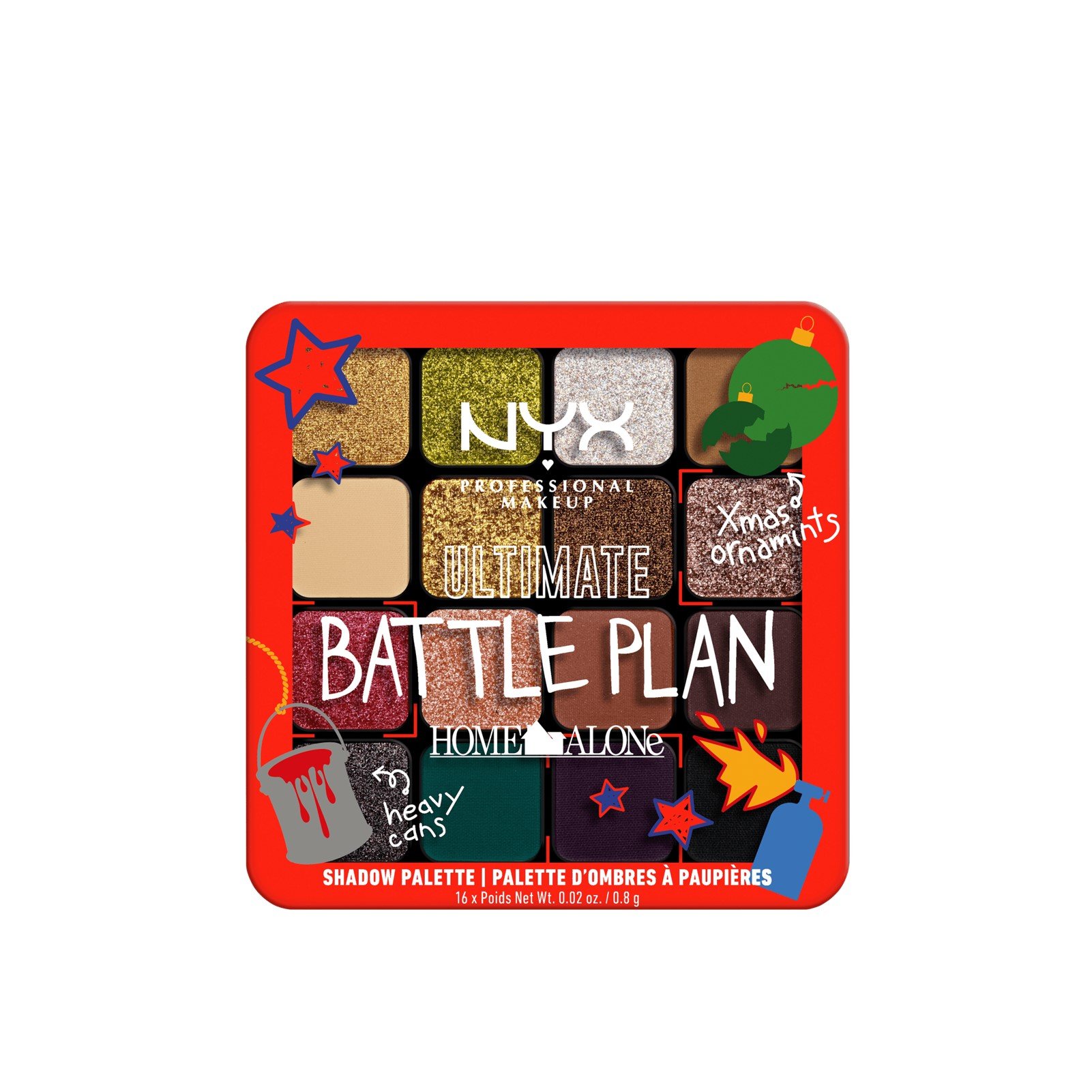 NYX Pro Makeup Home Alone Ultima Battle Plan Shadow Palette