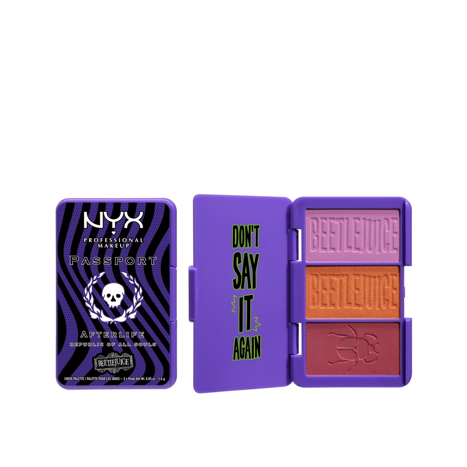 NYX Pro Makeup Passport Afterlife Cheek Palette 01 Passport