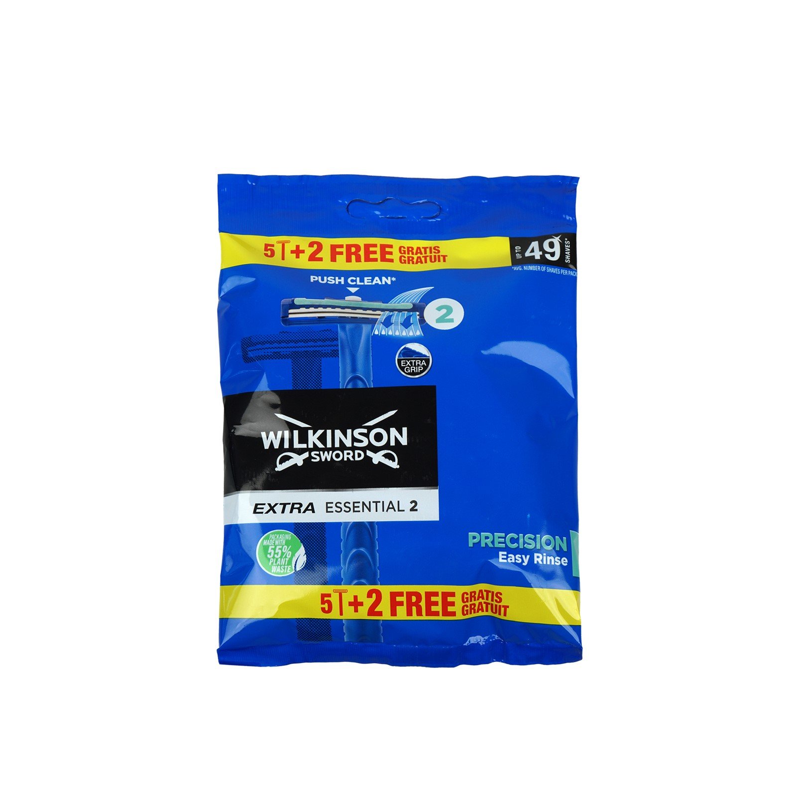 Buy Wilkinson Sword Extra Essential 2 Precision Easy Rinse Disposable Razors x7 · USA